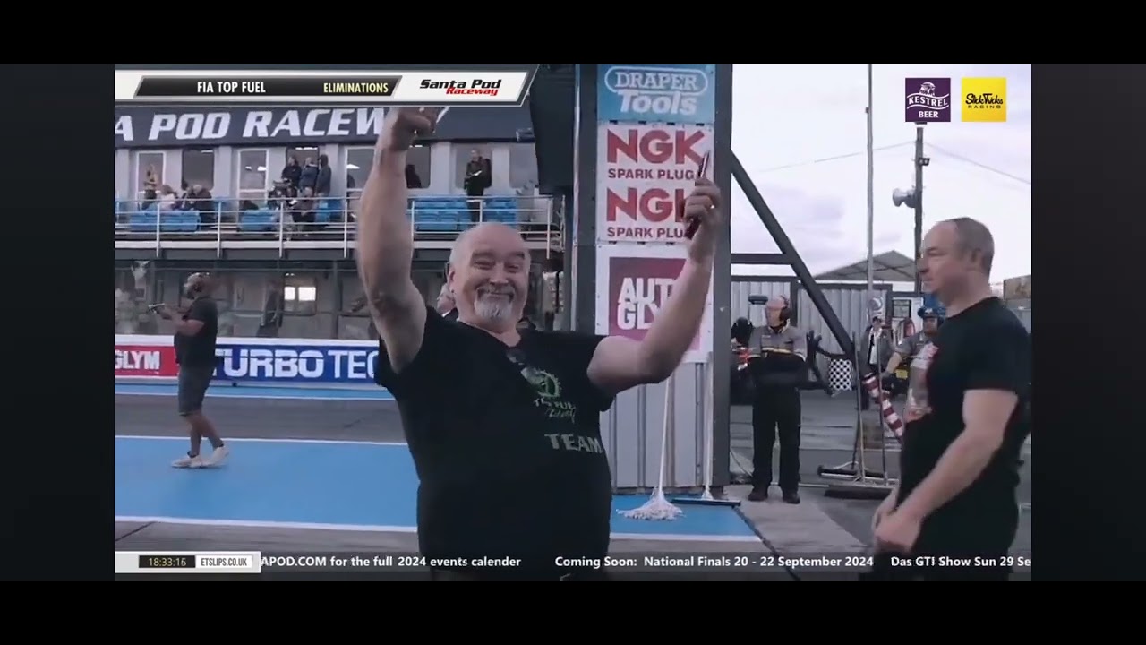 Santa Pod European Finals 2024 Top Fuel Eliminations. - YouTube