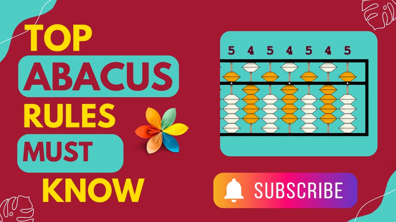 Abacus Rules for Beginners - YouTube