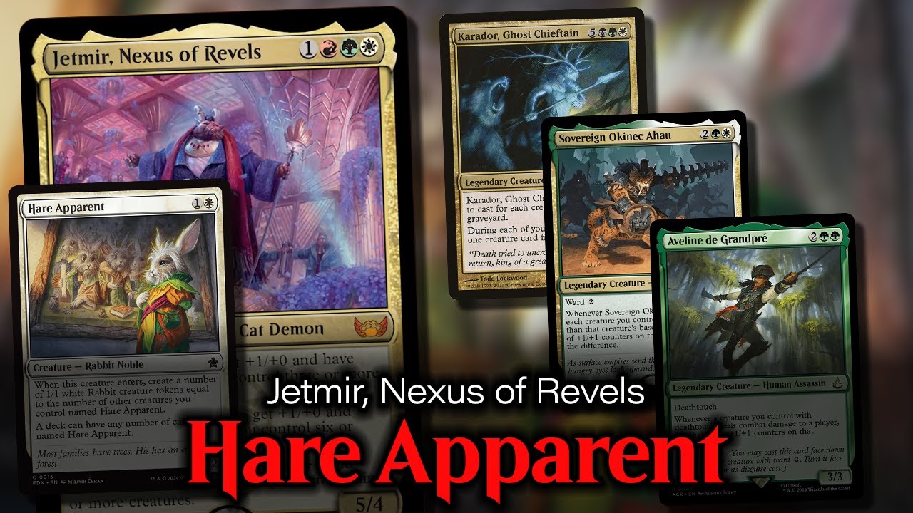 Jetmir Hare Apparent Deck | MTG Commander Gameplay | Magic the ...