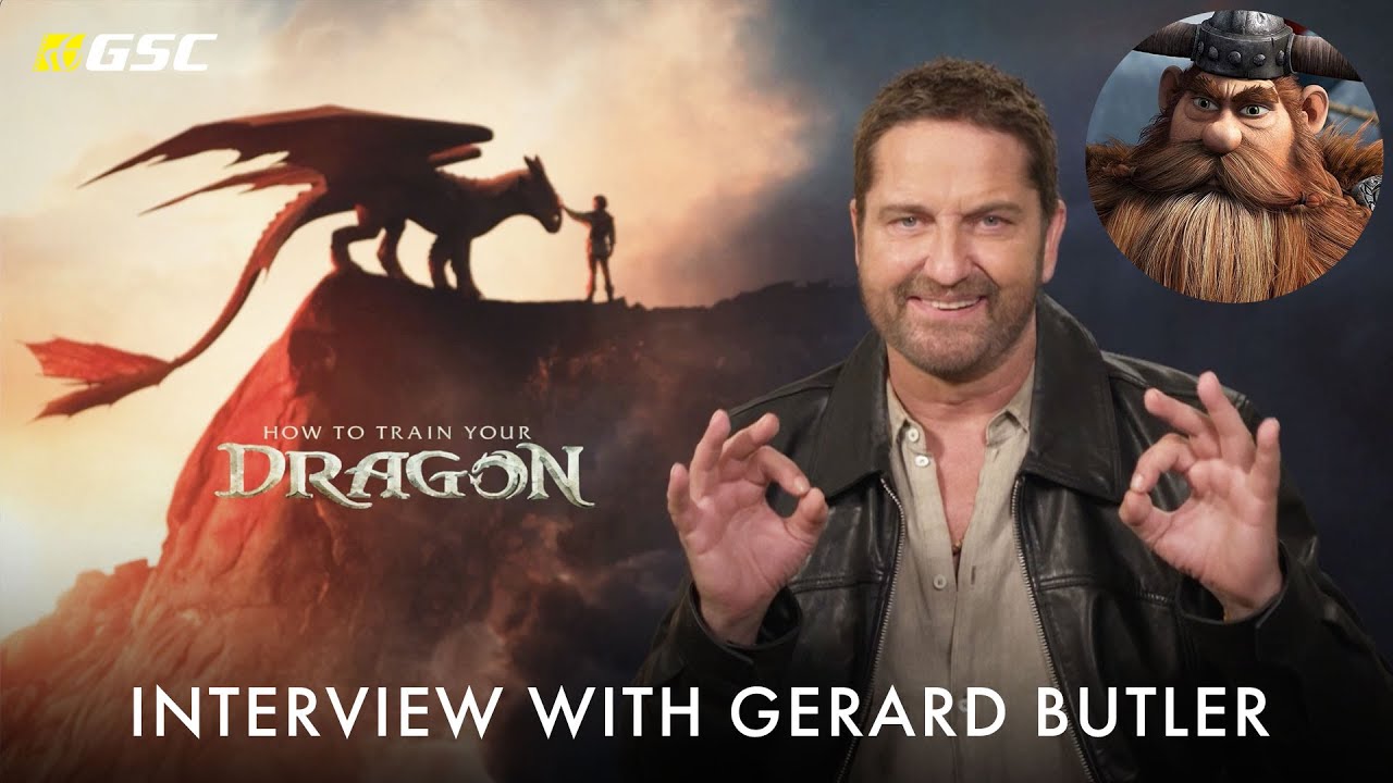 How To Train Your Dragon | Interview with Gerard Butler | Get Tickets ...