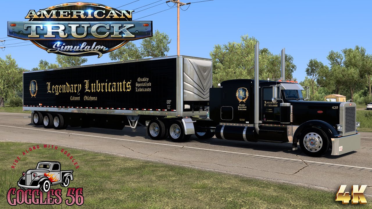 ATS | New Legendary SCS Box Trailer | Rollin 389 | Tulsa to Texarkana ...