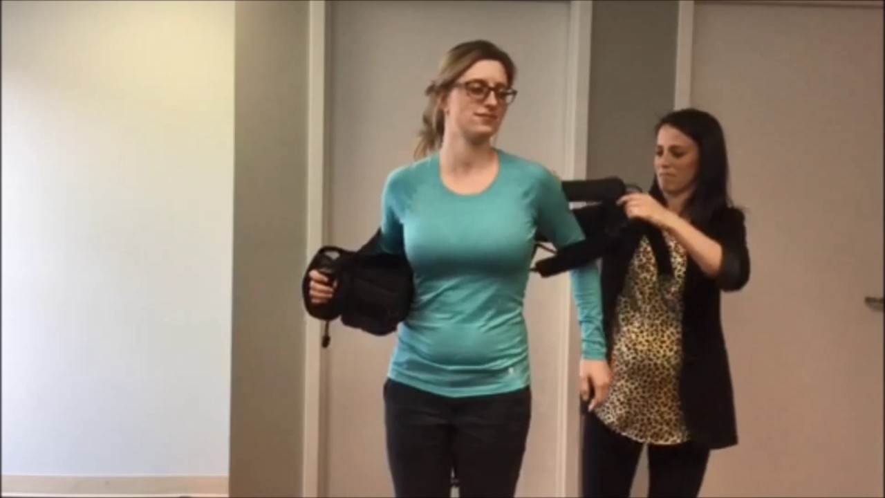 Arthritis & Injury Care - Arc 2.0 Shoulder Brace Donning Technique ...