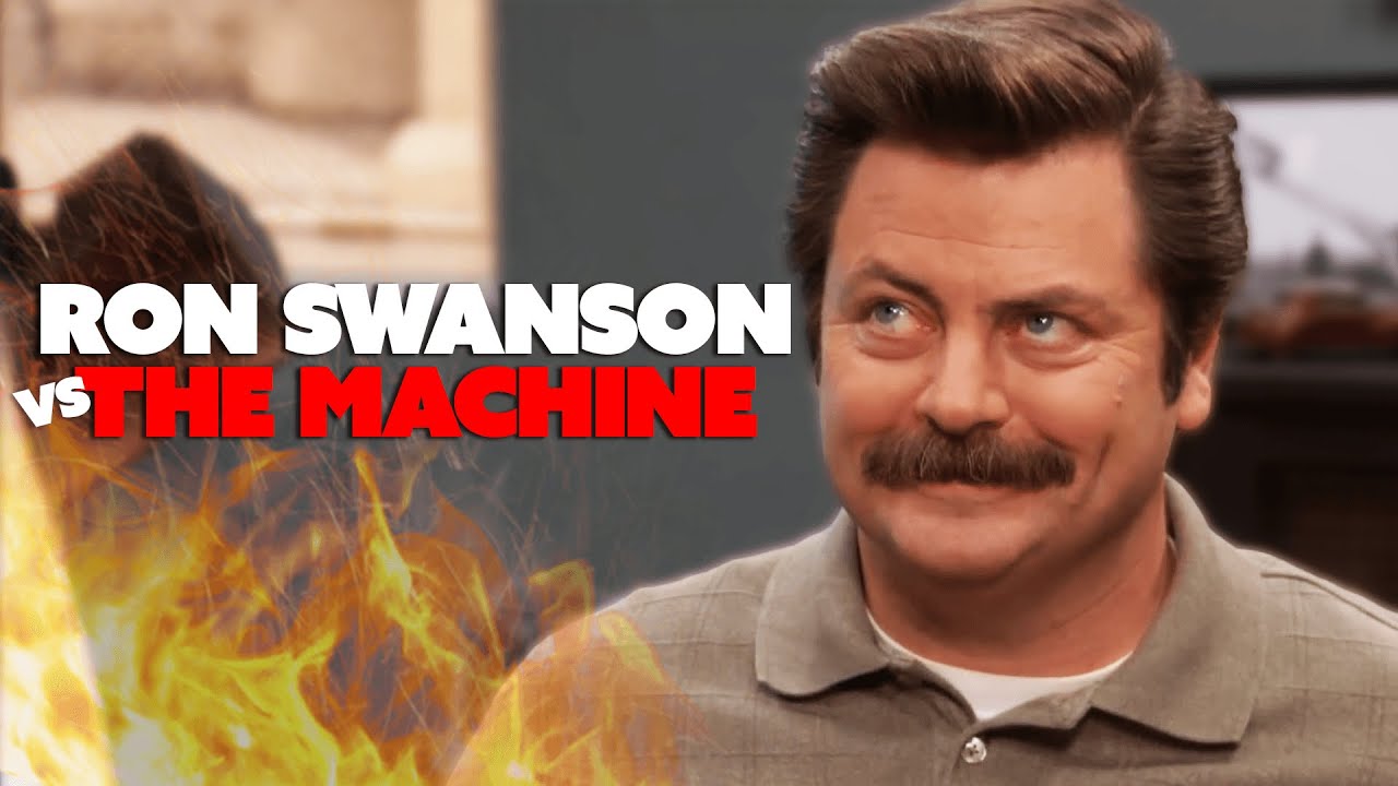 Ron Swanson VS The Machine | Parks & Recreation | Comedy Bites - YouTube