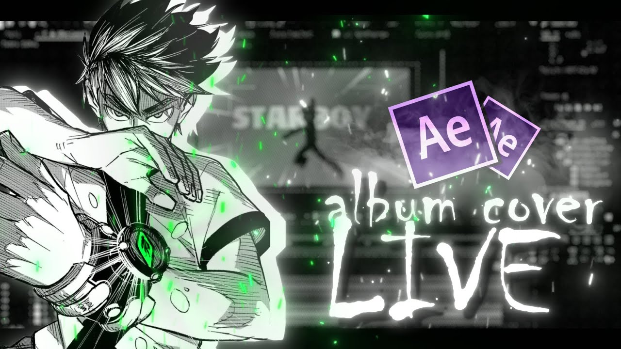 Live Album Cover Art // After Effects AMV Tutorial + (Free Project File ...