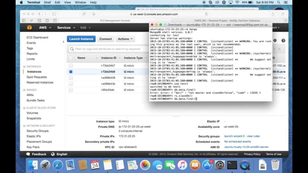 NOSQL Partition Demonstration with MongoDB - YouTube