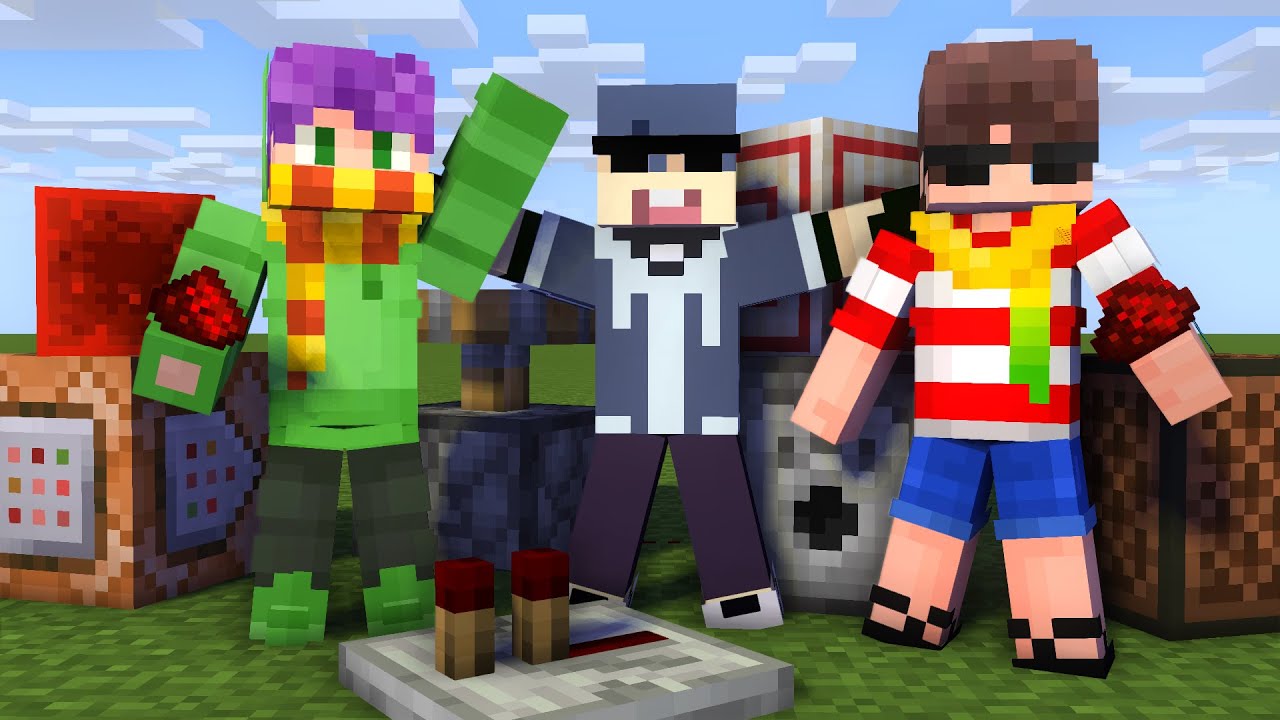 Gw di tantang sama @ElestialHD bikin mesin REDSTONE tapi gua diem diem ...