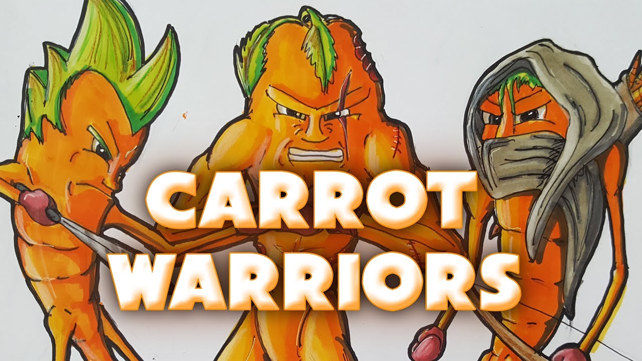 CARROT WARRIORS (CUSTOM DRAWING) - YouTube