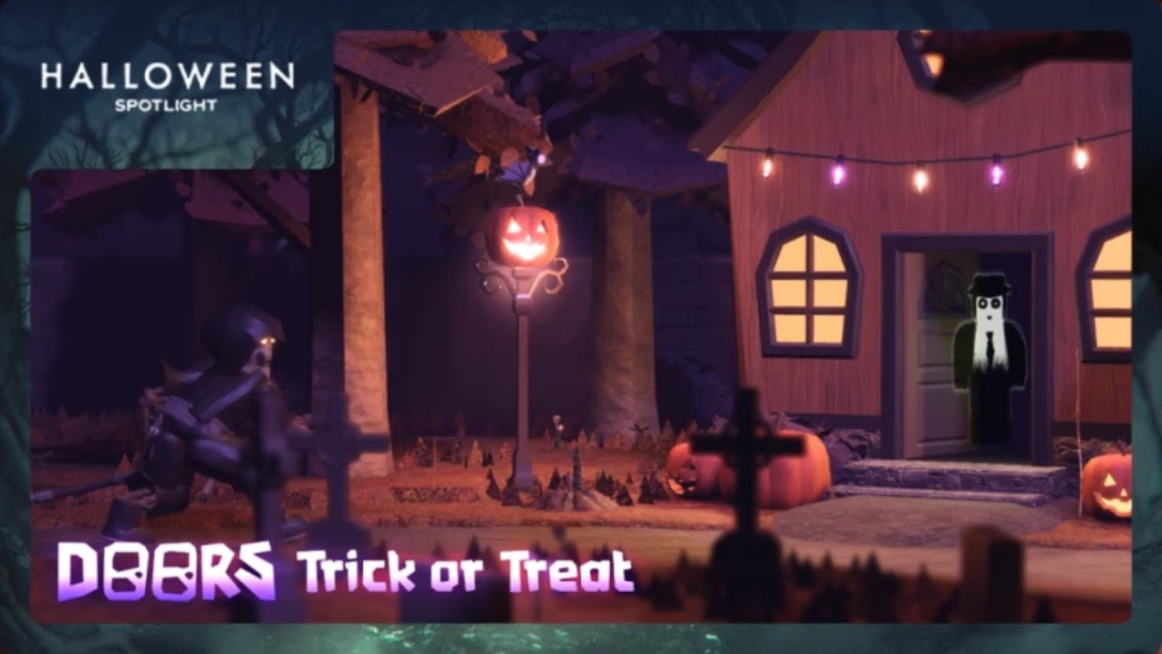 Roblox Doors Trick Or Treat & Far From Home Badges (Roblox Event ...