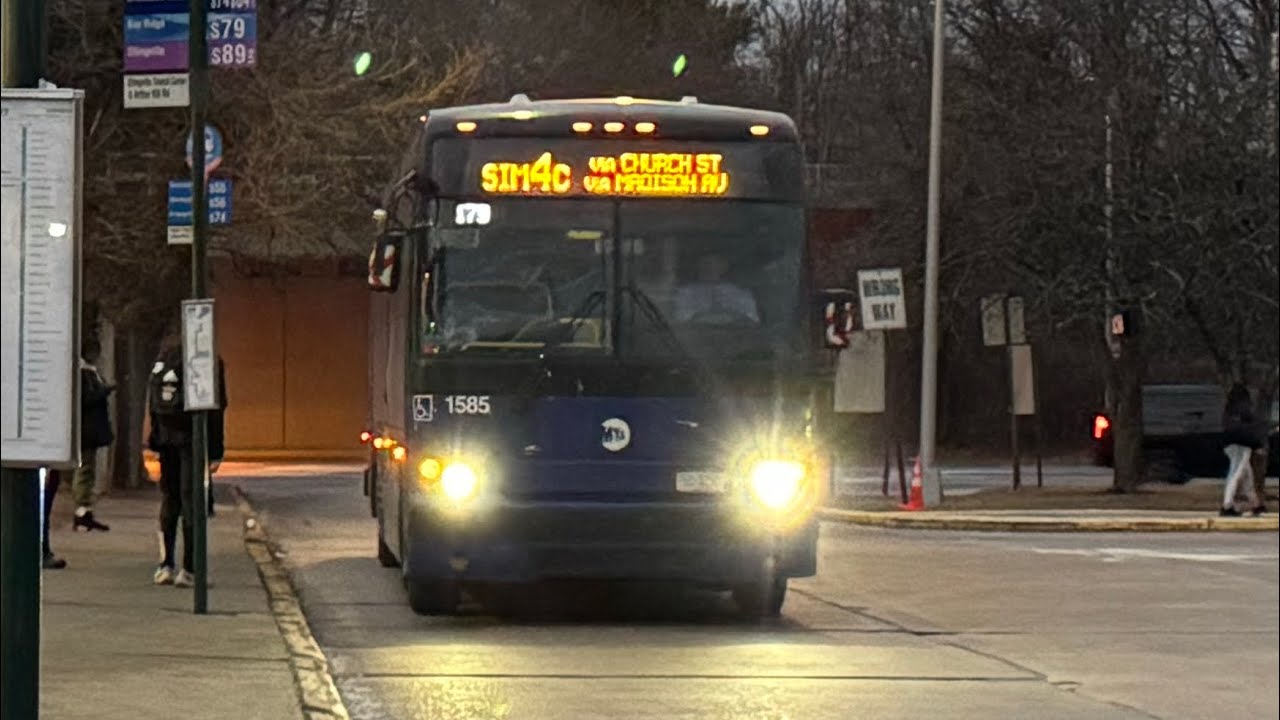 2021 MTA Prevost X3-45 #1351 QM2 Express Bus from Midtown Manhattan to ...
