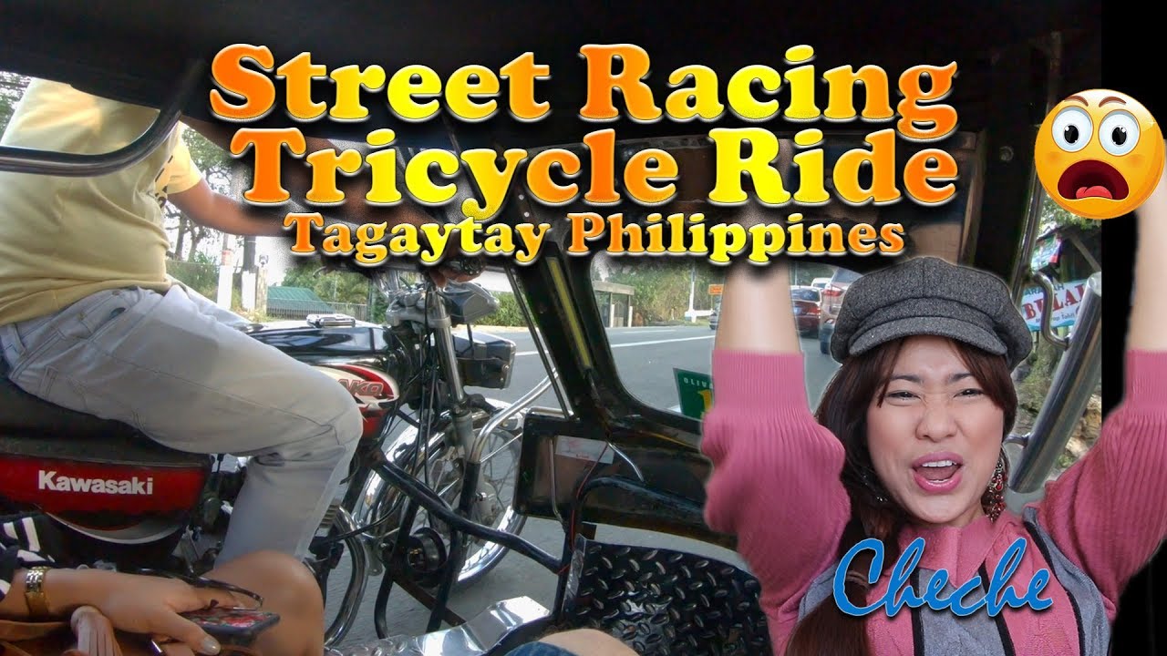 Crazy Filipino Tricycle Ride Philippines | Tricycle Street Race ...