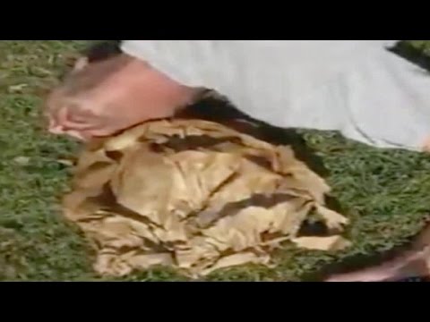 Heroin addict watches himself hit rock bottom