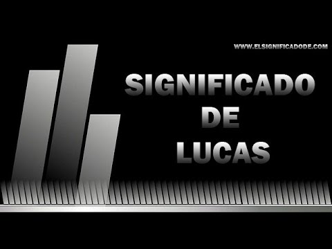 Significado de Lucas| ¿Qué significa Lucas? - YouTube