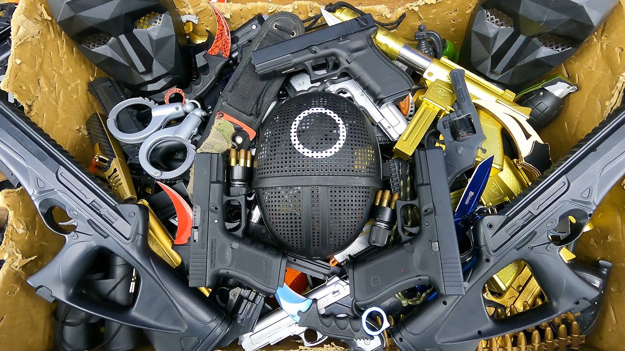 Squid Game Masks, Airsoft Guns Glock Series, Fully Automatic And Normal ...