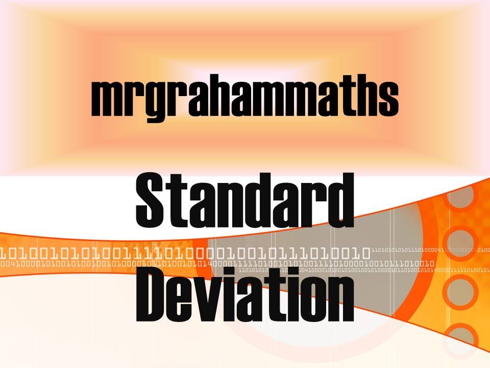 National 5 Maths Standard Deviation - YouTube