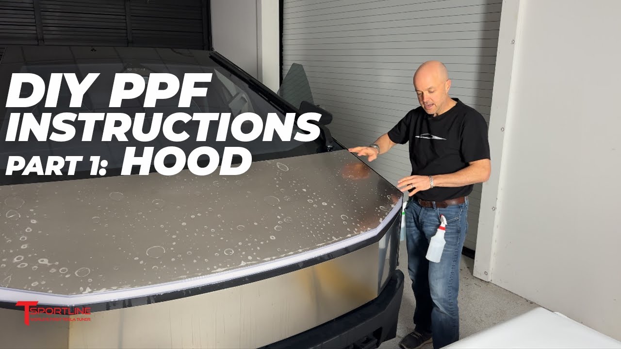 Cybertruck DIY PPF Installation: Step-by-Step Guide to Installing PPF on the Frunk Hood Top ...