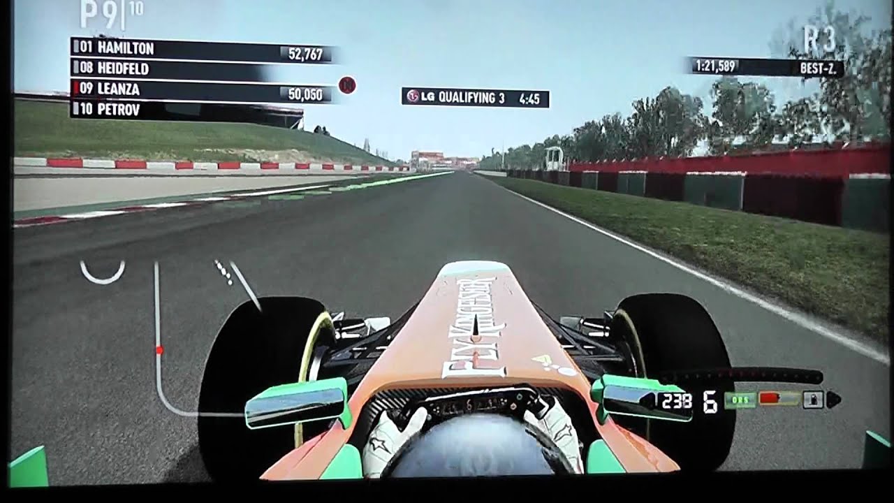 F1 2011 Qualifying Playstation 3/ PS3 Gameplay Catalunya - YouTube