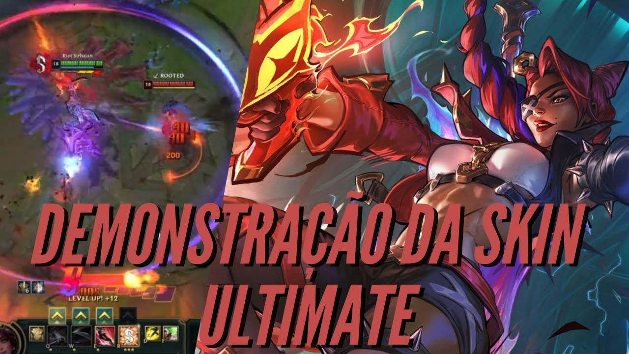 SAMIRA SOUL FIGHTER DEMONSTRAÇÃO DA SKIN ULTIMATE - YouTube
