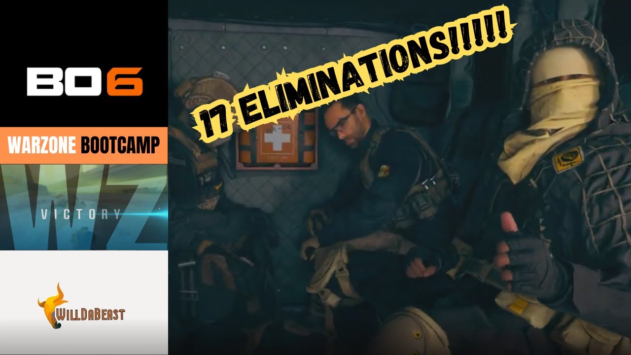 Call Of Duty BO6 - WARZONE BOOTCAMP (No Commentary) (17 Eliminations!!!!) - YouTube