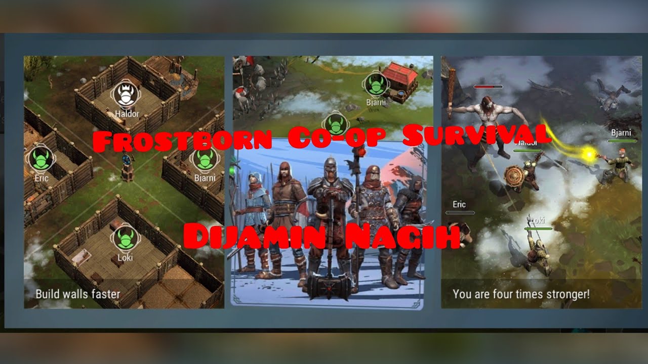 Frostborn : Game survival android, Seru abis | Coop Survival - YouTube