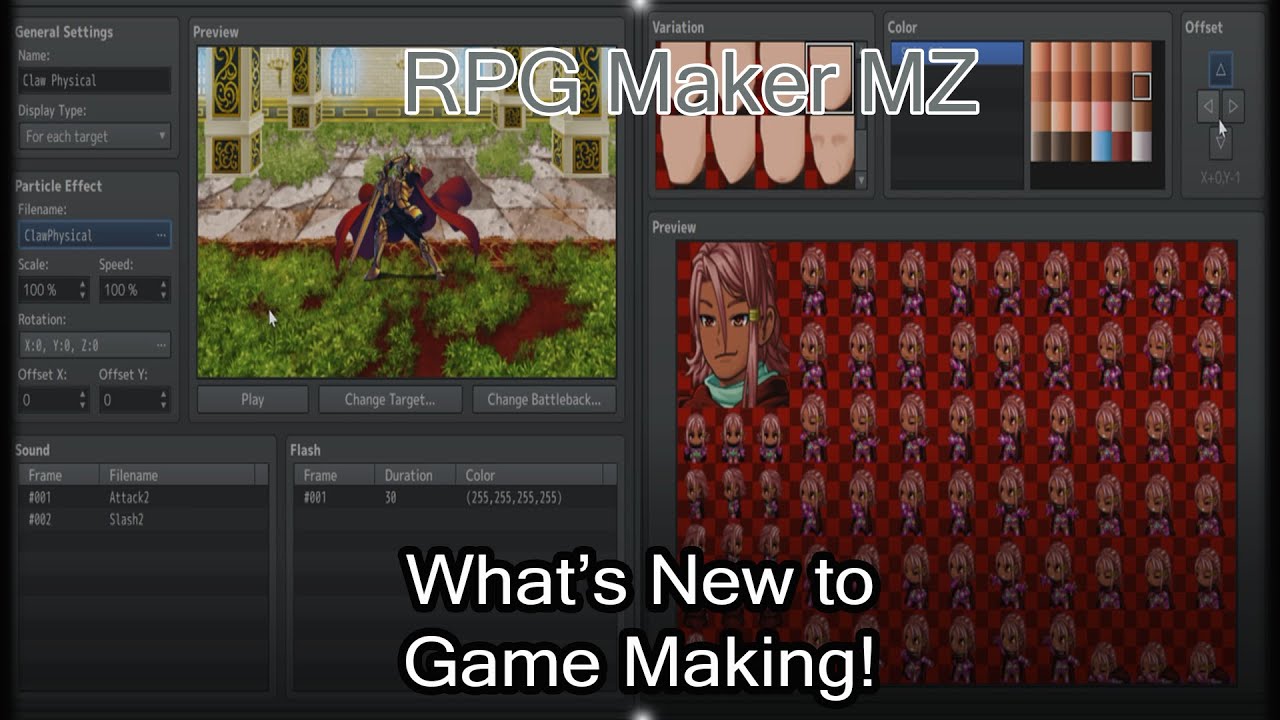RPG Maker MZ: What's New to Game Making! - YouTube
