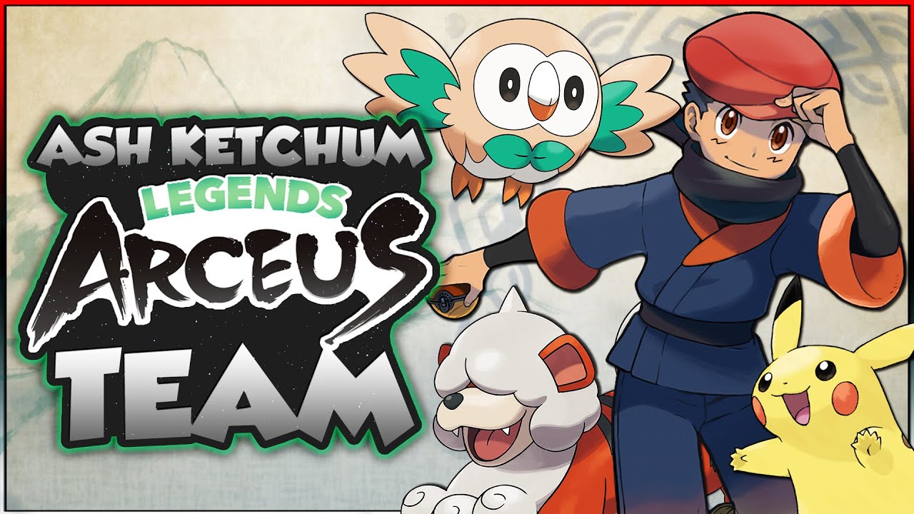Ash Ketchum's Pokemon Legends Arceus Anime Team! - YouTube