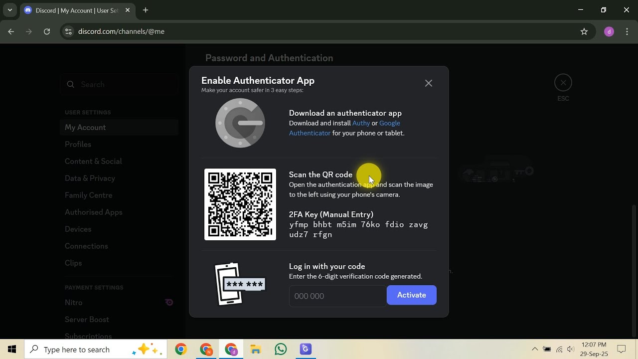 How To Get A Discord Login Qr Code - YouTube