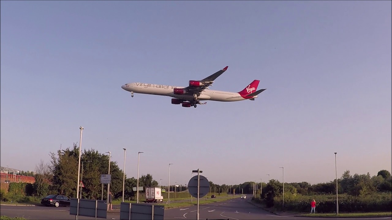 London Heathrow Airport___Heavys____Arrival Rwy 09L - YouTube