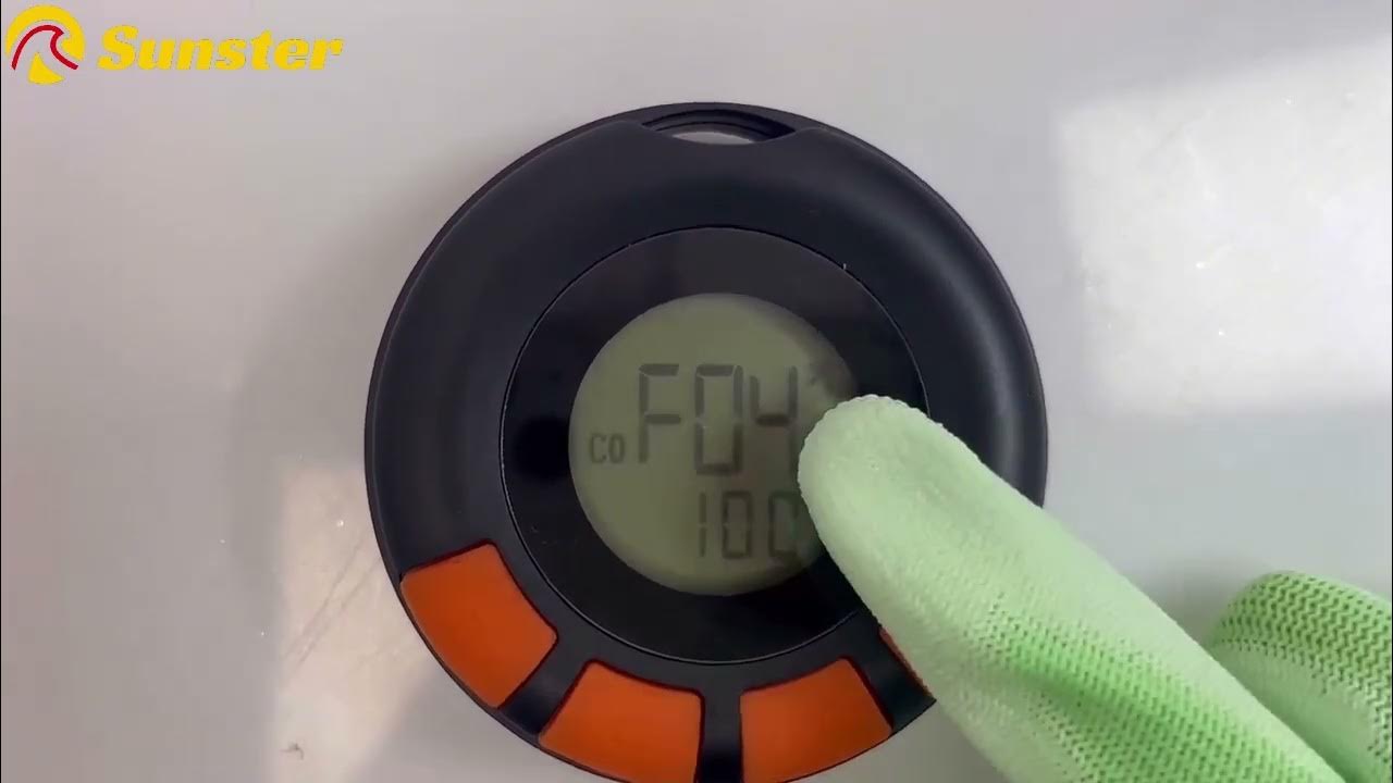 Air Heater Remote Controller with Carbon Monoxide Detector A2422 - YouTube