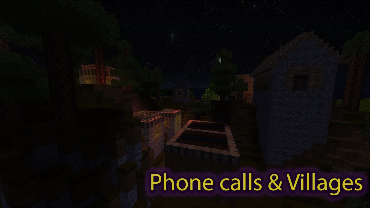Minecraft Phone Calls and Villages #2 - YouTube