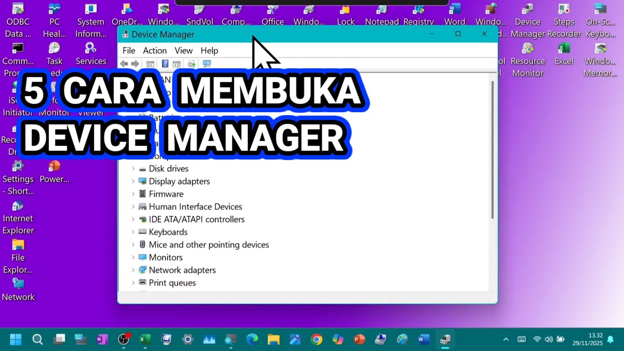 5 (Lima) Cara Membuka Device Manager di Laptop (Komputer) Win 11 Versi ...