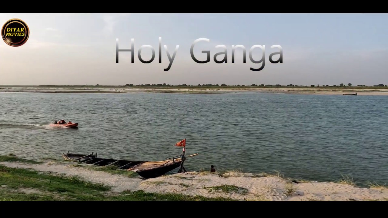 Holy Ganga River,In Patna ,Surrounded By Gandhi Setu Pul & Digha Pul ...