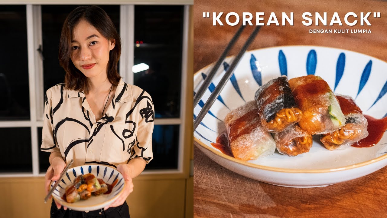 Resep Cemilan Korea Pake Kulit Lumpia - YouTube