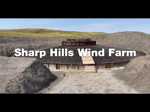 Sharp Hills Wind Farm Groundbreaking Day - YouTube
