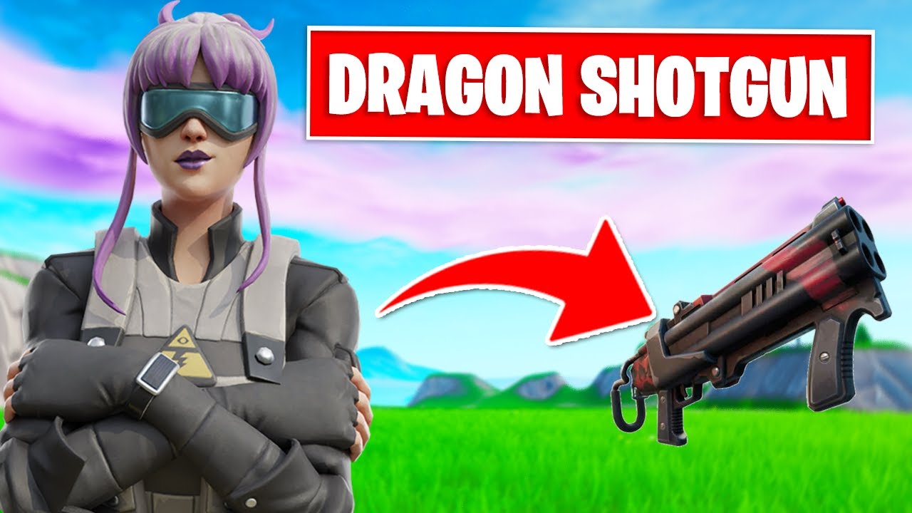 DRAGON SHOTGUN ONLY CHALLENGE IN FORTNITE CHAPTER 2 SEASON 5 - YouTube