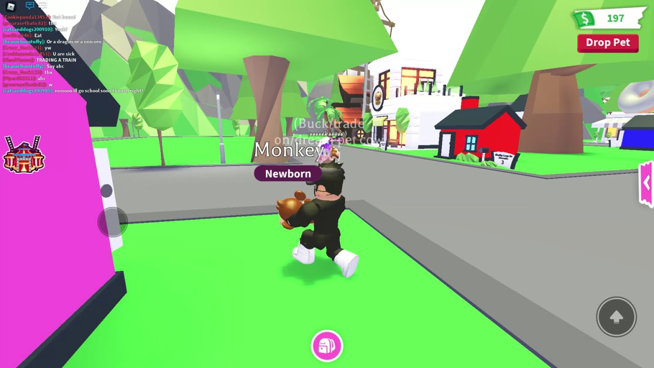 adopt me with my friend - YouTube