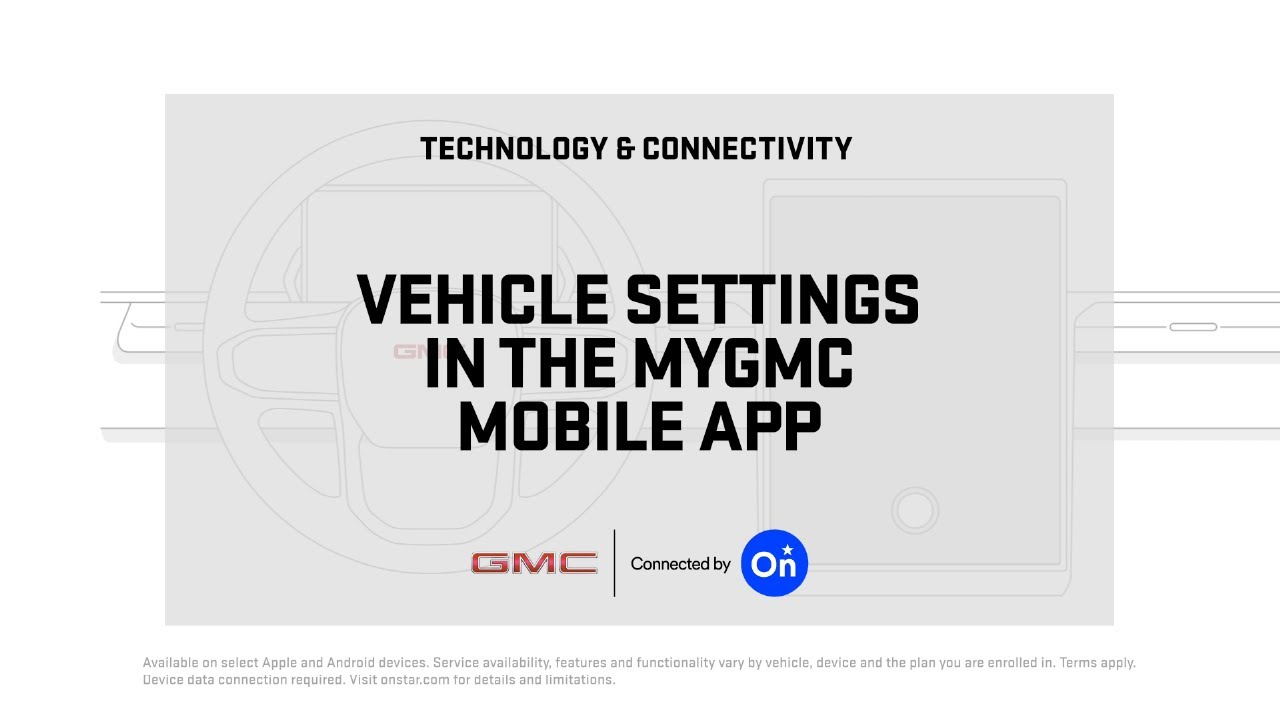 Vehicle Settings in the MyGMC Mobile App | GMC - YouTube