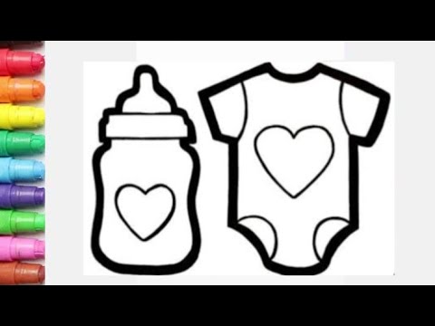 Baby drawing |Menggambar, Mewarnai Bayi untuk anak Balita belajar ...