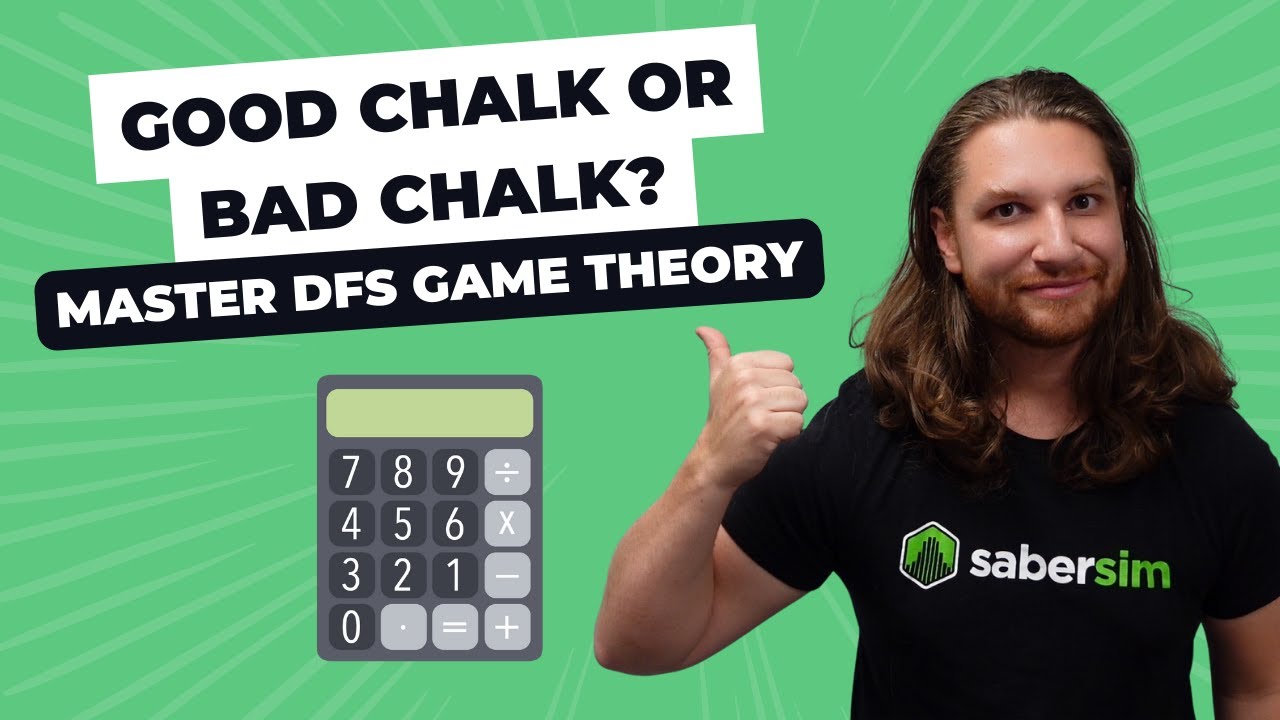 How to Identify Good vs. Bad DFS Chalk with SaberSim - YouTube