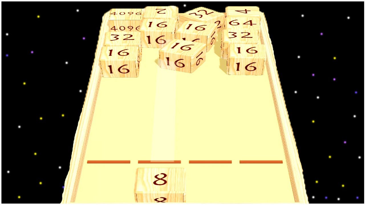 2048 game Drop Block 3D - Gameplay Walkthrough - YouTube