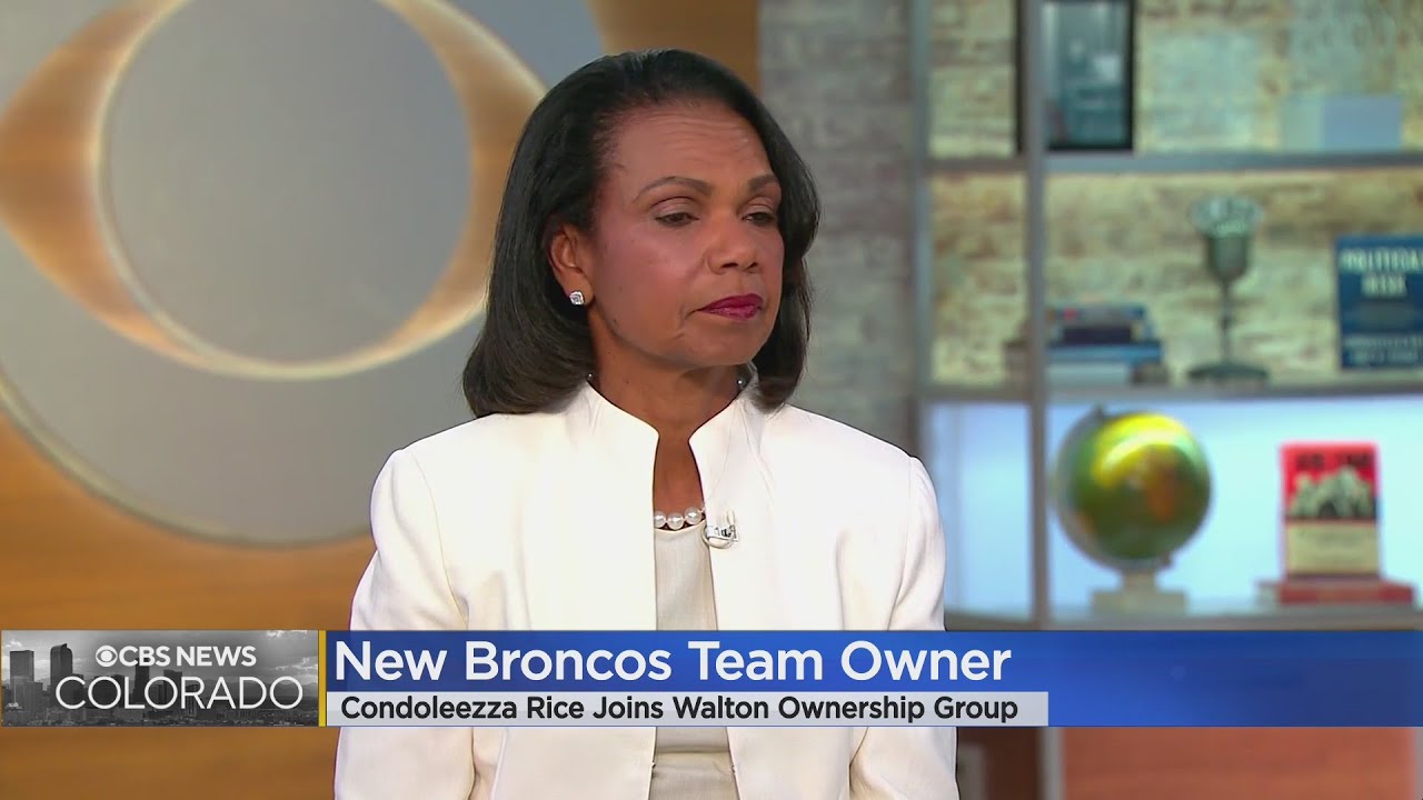 Condoleezza Rice joins new ownership group of Denver Broncos - YouTube