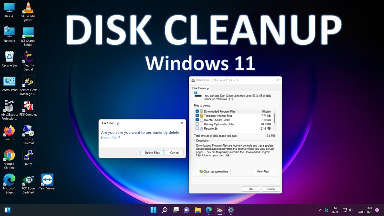MAKE WINDOWS 11 FASTER | DISK CLEANUP - YouTube
