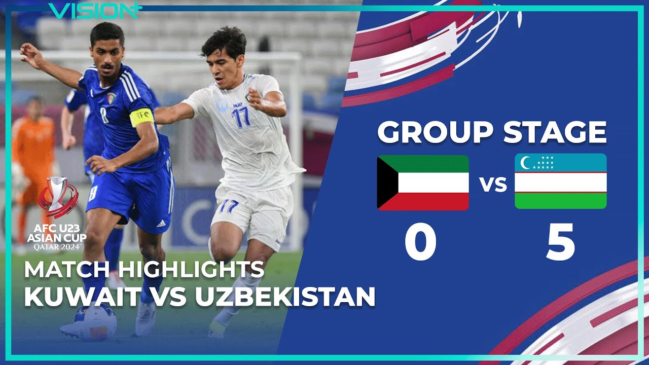 MATCH HIGHLIGHTS: Kuwait 0 - 5 Uzbekistan | Group Stage - AFC U23 Asian ...