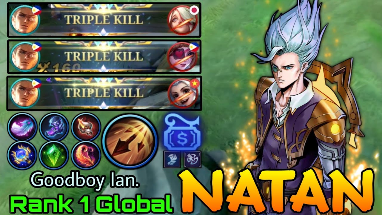 Monster Natan Show No Mercy! - Top 1 Global Natan by Goodboy Ian ...