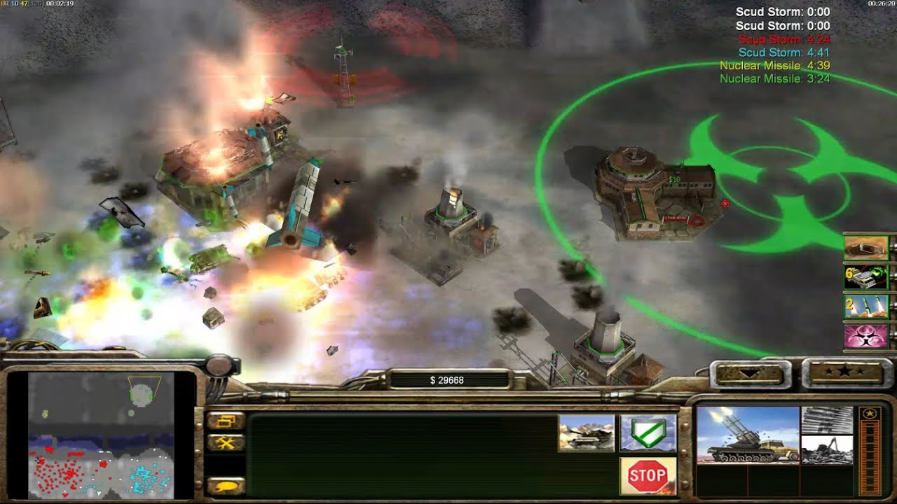 AK 47 For everywhere GLA Toxin Command & Conquer Generals Zero Hour 2 vs 7(Snowcanyon) - YouTube