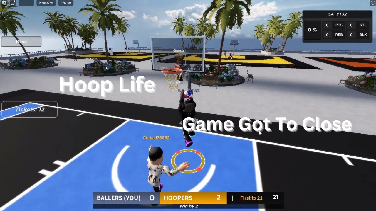 THIS ROBLOX HOOP LIFE GAME GOT TO CLOSE - YouTube