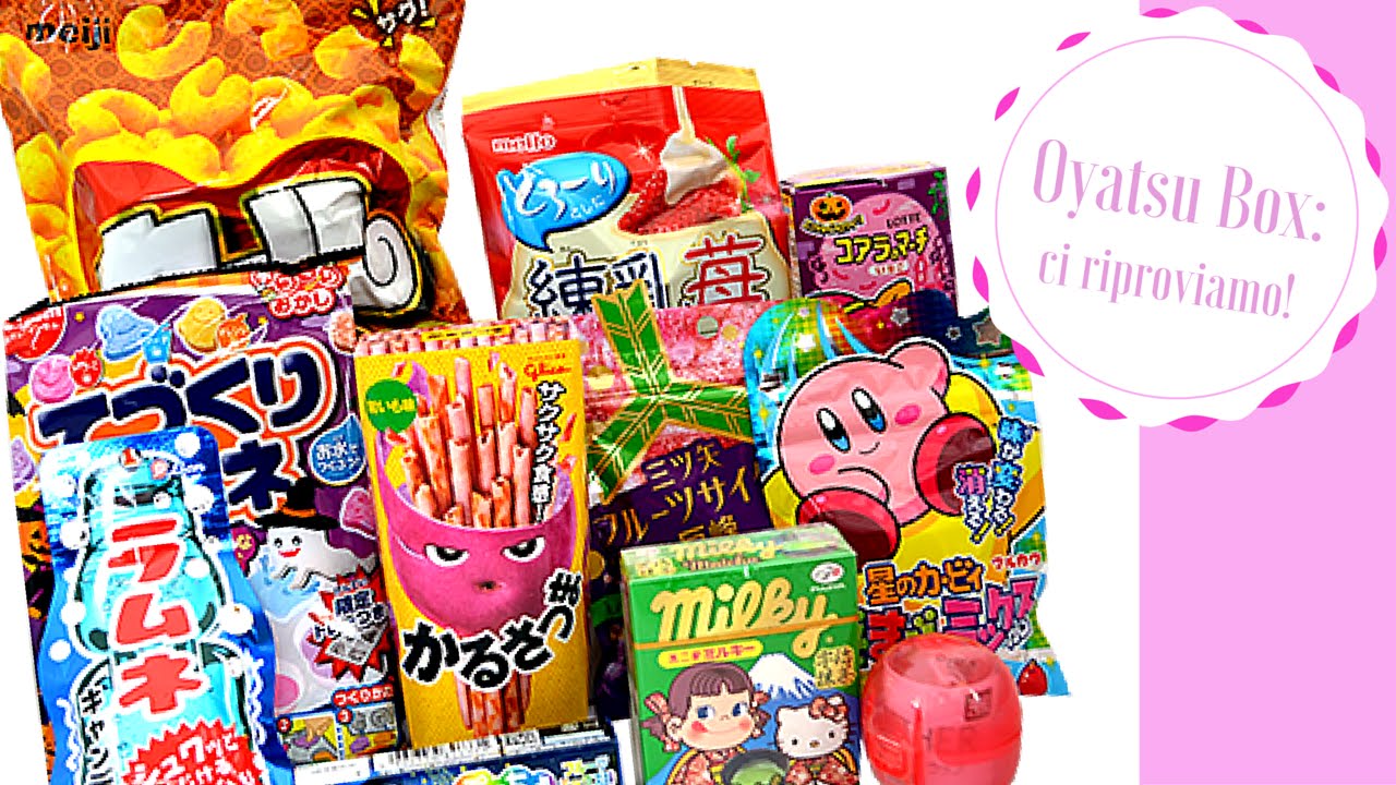 Oyatsu Box...ci riproviamo!! 🍬 Dolci e Snack dal Giappone! - YouTube