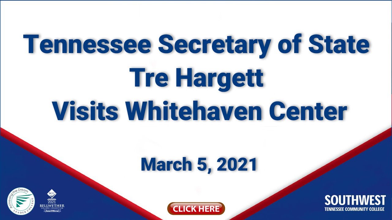 Tennessee Secretary of State Tre Hargett Visits Whitehaven Center - 3/5 ...