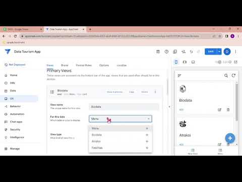 Tutorial membuat Aplikasi dengan Appsheet - Deaayu Nur