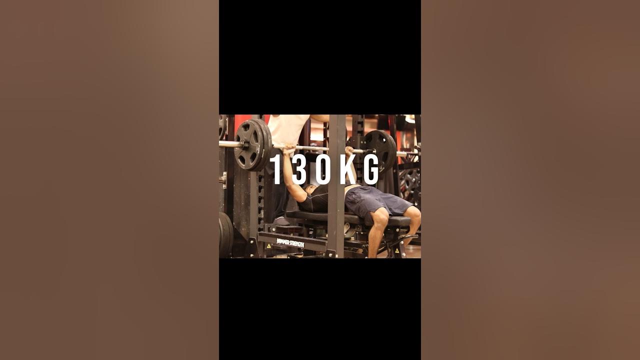 130KG/287LB BENCHPRESS AT 63KG BODYWEIGHT - YouTube