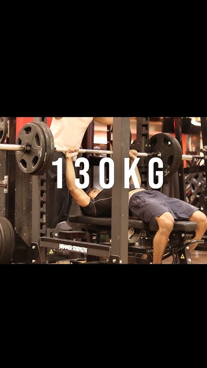 130KG/287LB BENCHPRESS AT 63KG BODYWEIGHT - YouTube